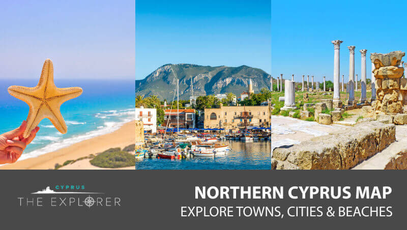 Northern Cyprus Map: Explore Towns, Cities, and Beaches